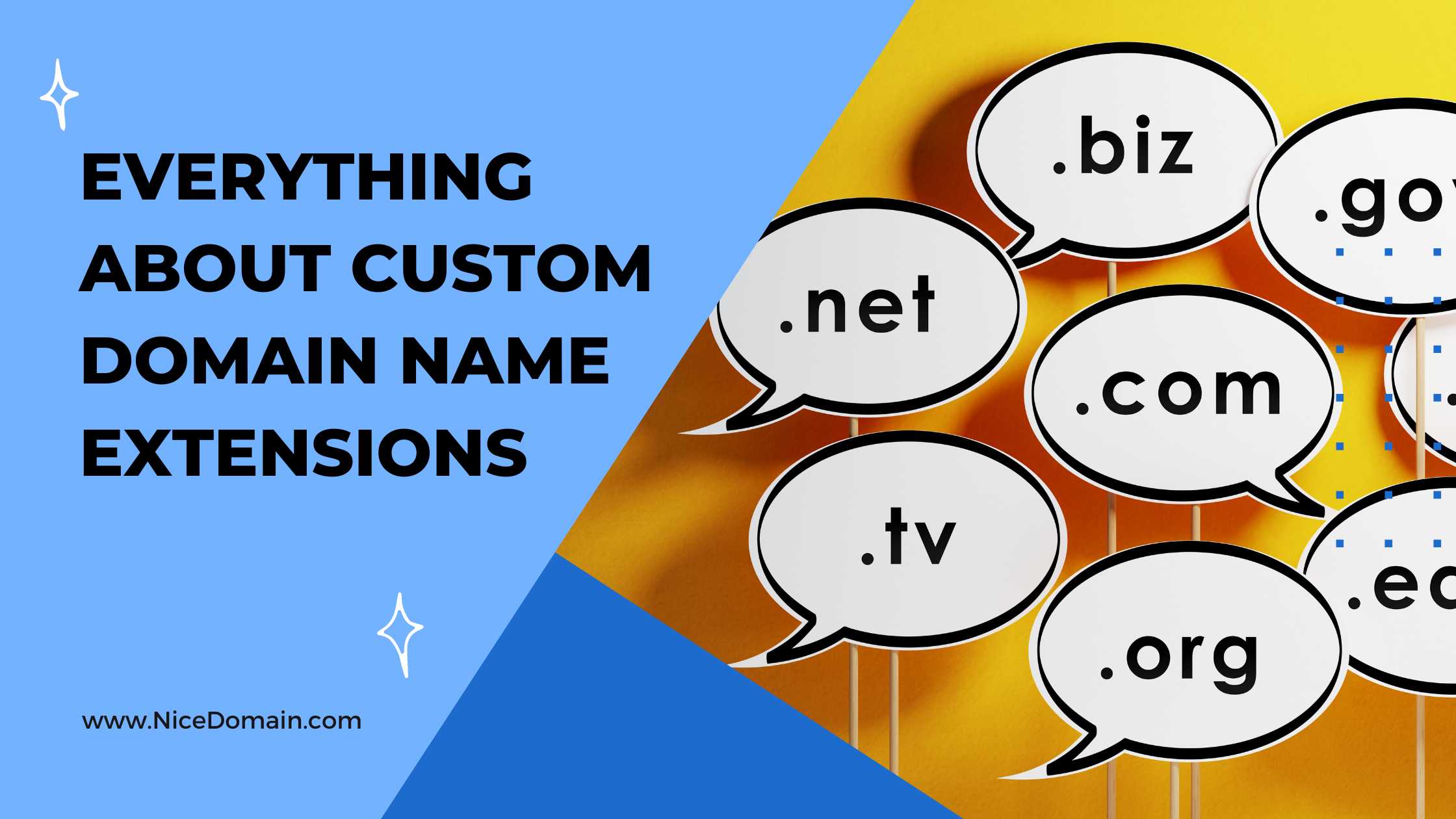 Everything You Need to Know About Custom Domain Name Extensions - Nice ...